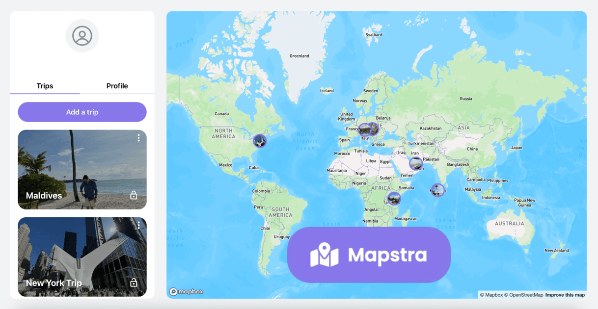 Mapstra - Turn Your Travel Photos into Interactive Maps